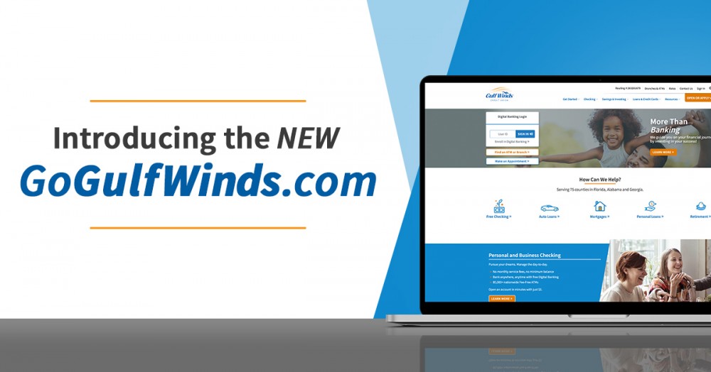 Building a Website with You in Mind | Gulf Winds Credit Union
